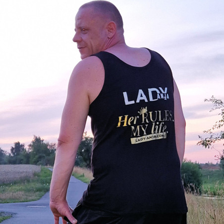 Muscle-Shirt „Her RULES. MY life.“ - Owned & Proud Version